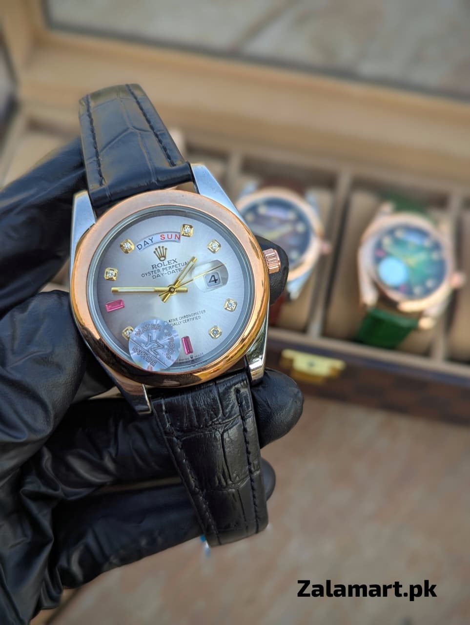 RLX Premium Watch with Original Leather Straps – Zala Mart